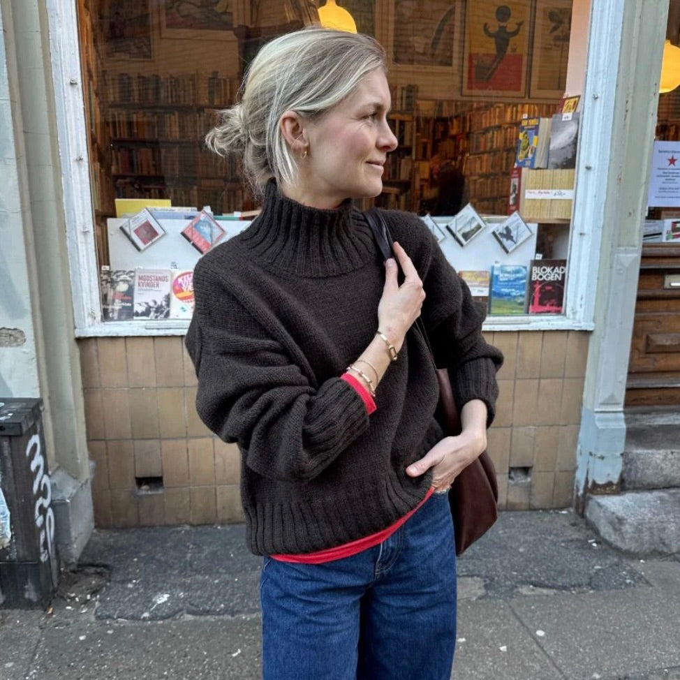 Hannah Sweater O-Neck von PetiteKnit- gedruckte Anleitung – Nitiknitti Shop